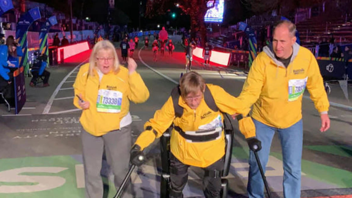 She Can't Walk on Her Own - but Completed a Full Marathon in Her ...
