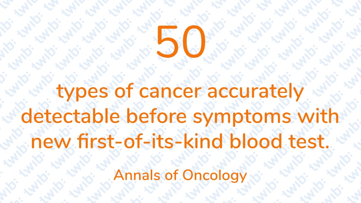 50 types of cancer accurately detectable before symptoms with new first ...
