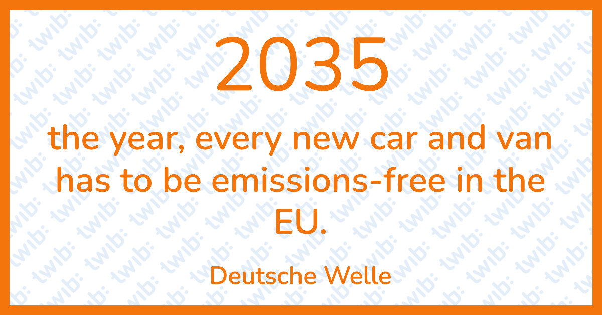 2035, the year, every new car and van has to be emissions-free in the ...
